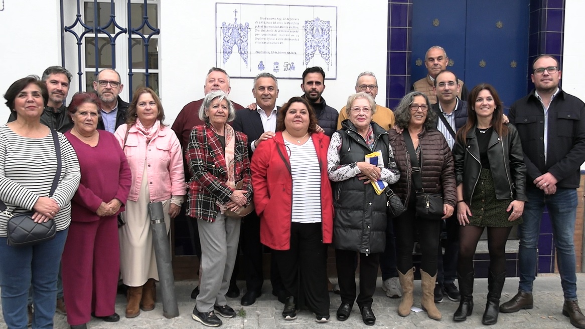 La Hermandad del Rocío isleña inaugura un azulejo conmemorativo por su ...